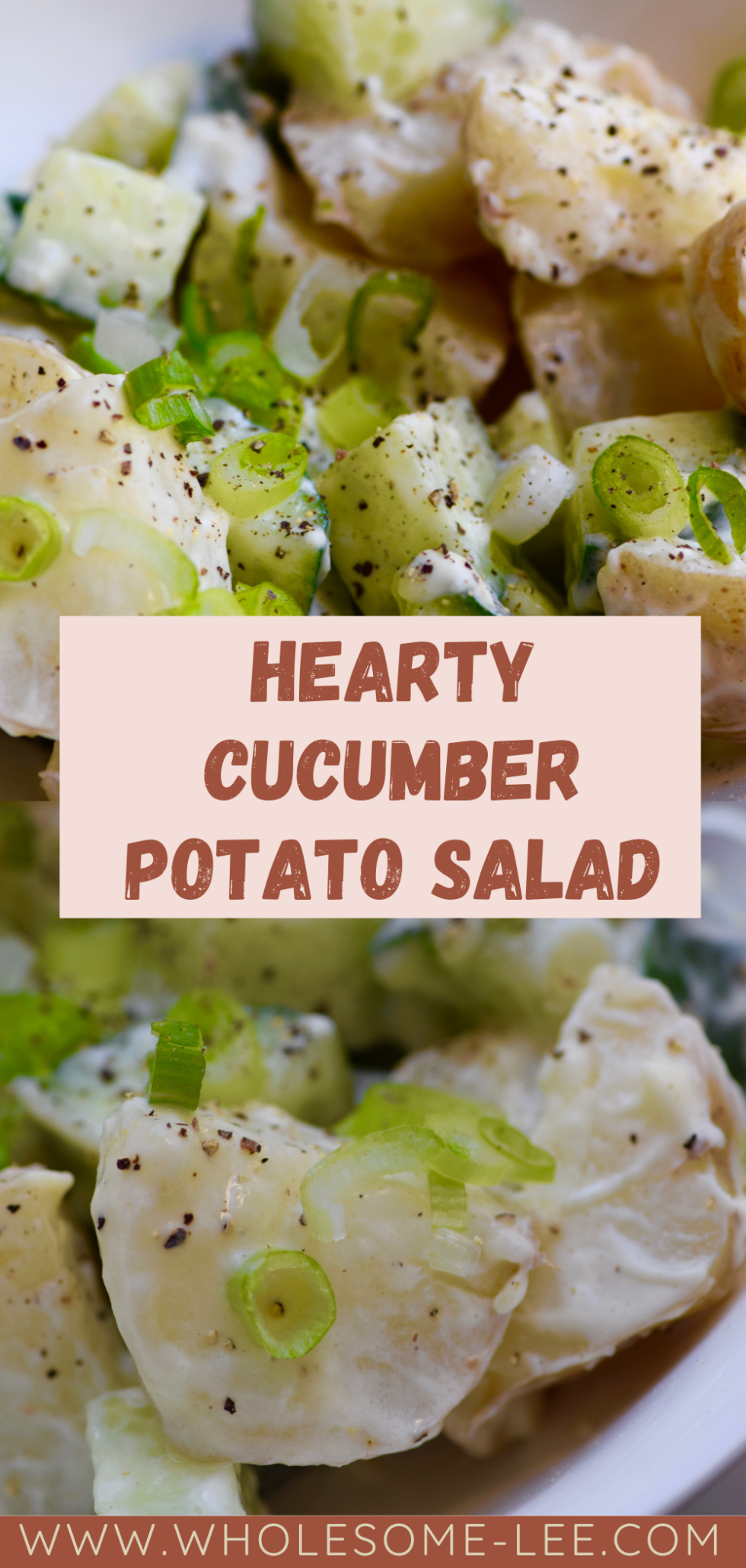 Cucumber and Potato Salad | Wholesome Lee